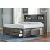 Caitbrook Gray Queen Storage Panel Bed by Ashley Furniture | 1StopBedrooms