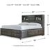 Caitbrook Gray Queen Storage Panel Bed by Ashley Furniture | 1StopBedrooms