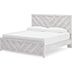 Cayboni King Panel Bed In Washed White by Ashley Furniture | 1StopBedrooms