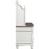 Cinderella Antique White With Grey Writing Desk by Homelegance ...