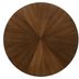 Cirque 54 Inch Round Walnut Wood and Metal Pedestal Dining Table by ...