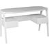Clyden Midcentury Modern Writing Desk With Storage In White by SEI ...