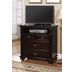 Syracuse Dark Walnut Poster Bedroom Set by Furniture of America ...