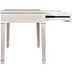 Curba Desk In White Wash by Noir | 1StopBedrooms