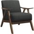 Damala Dark Gray Accent Chair by Homelegance | 1StopBedrooms