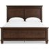 Danabrin Rich Brown Cherry Queen Panel Bed by Ashley Furniture | 1StopBedrooms
