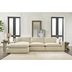 Elyza Linen Laf Corner Chaise Sectional