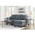 Genoa Sofa Chaise In Steel by Ashley Furniture | 1StopBedrooms