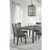 Hallanden Gray Rectangular Extendable Dining Room Set by Ashley ...