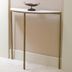 Hammered Gold Console In Gold by Global Views | 1StopBedrooms