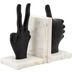 Hand Sign Bookends Set of 2 In Black by Sagebrook | 1StopBedrooms