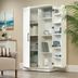 Homeplus Storage Cabinet In Soft White by Sauder | 1StopBedrooms