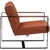 Homeroots Camel Leather Accent Chair | 1StopBedrooms