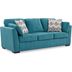 Keerwick Queen Sofa Sleeper In Teal by Ashley Furniture | 1StopBedrooms