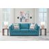 Keerwick Queen Sofa Sleeper In Teal by Ashley Furniture | 1StopBedrooms