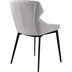 Kenna Gray Dining Upholstered Side Chair by Armen Living | 1StopBedrooms