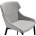 Kenna Gray Dining Upholstered Side Chair by Armen Living | 1StopBedrooms