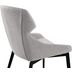 Kenna Gray Dining Upholstered Side Chair by Armen Living | 1StopBedrooms