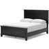 Lanolee Queen Panel Bed In Black by Ashley Furniture | 1StopBedrooms