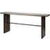 Ledger Ii Live-Edge Wooden Brown Console Table by Mercana | 1StopBedrooms