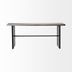 Ledger Ii Live-Edge Wooden Brown Console Table by Mercana | 1StopBedrooms