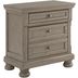Lettner Light Gray 2 Drawer Nightstand by Ashley Furniture | 1StopBedrooms