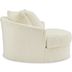 Lindyn Ivory Oversized Swivel Accent Chair by Ashley Furniture ...