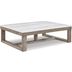 Loyaska Brown And Ivory Rectangular Cocktail Table by Ashley Furniture ...