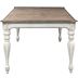 Magnolia Manor Antique White Extendable Rectangular Leg Dining Table by Liberty | 1StopBedrooms