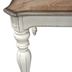 Magnolia Manor Antique White Extendable Rectangular Leg Dining Table by Liberty | 1StopBedrooms