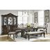 Maylee Dark Brown Extendable Dining Room Set by Ashley Furniture ...