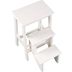 Niko Folding 24 Inch Step Stool In White by Boraam Industries ...