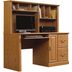 Orchard Hills Computer Desk With Hutch In Carolina Oak by Sauder ...