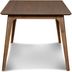 Oscar Natural Walnut Rectangular Dining Table by New Classic ...