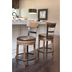 Pinnadel Upholstered Swivel Counter Stool by Ashley Furniture ...