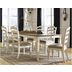 Realyn White Extendable Rectangular Dining Room Set by Ashley Furniture ...