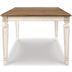 Realyn White Extendable Rectangular Dining Table by Ashley Furniture ...