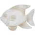Resin 10 Inch Fish Figurine In Whitewash by Sagebrook | 1StopBedrooms