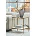 Ryandale Antique Brass Accent Table by Ashley Furniture | 1StopBedrooms