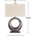 Saria Antique Silver Finish Table Lamp by Ashley Furniture | 1StopBedrooms