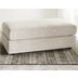 Soletren Oversized Accent Ottoman In Stone by Ashley Furniture ...