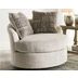 Soletren Swivel Accent Chair In Stone by Ashley Furniture | 1StopBedrooms