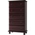 Solid Wood Kyle 5-Jumbo Drawer Chest In Java by Palace Imports ...