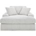 Stupendous Oversized Chaise In Alloy by Ashley Furniture | 1StopBedrooms