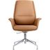 Summit Office Chair In Faux Leather and Aluminum Frame with Adjustable ...