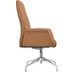 Summit Office Chair In Faux Leather and Aluminum Frame with Adjustable ...