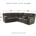 Tambo 2-Piece Reclining Sectional In Pewter by Ashley Furniture ...