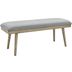 Vida Fabric Dining Bench In Gray by Steve Silver | 1StopBedrooms
