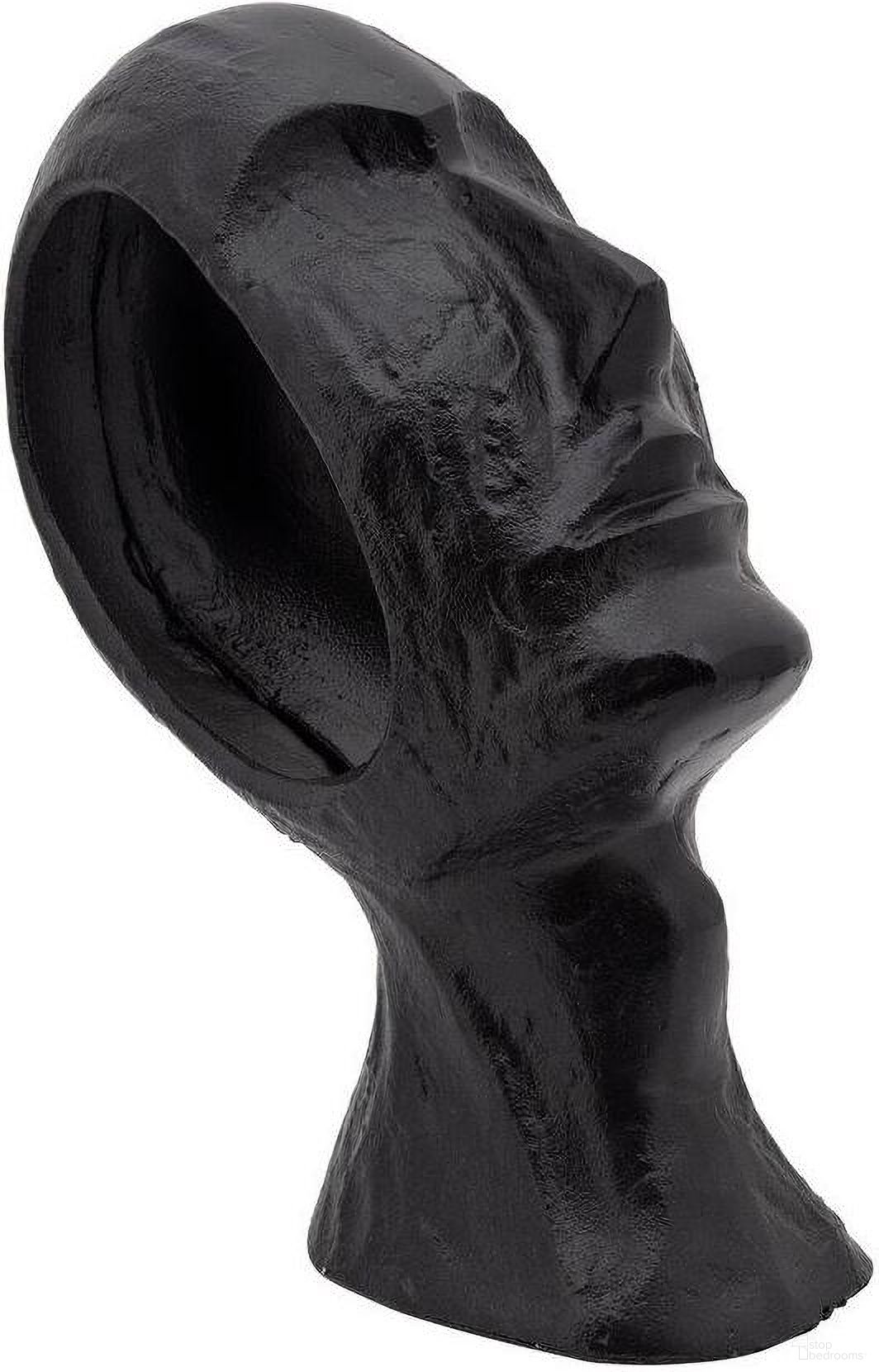11 Inch Metal Face Decor In Black by Sagebrook | 1StopBedrooms