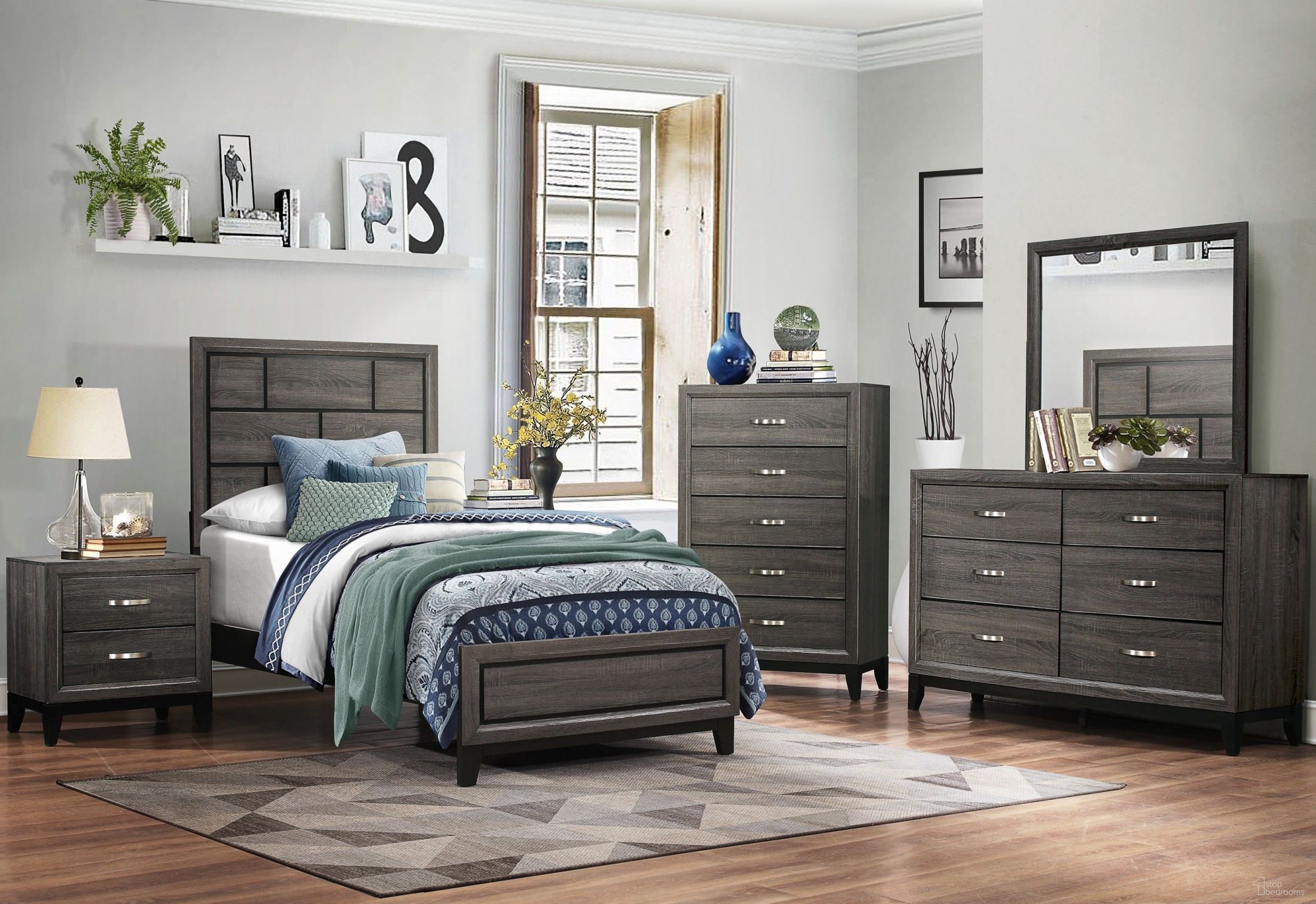 Davi Panel Bedroom Set by Homelegance | 1StopBedrooms